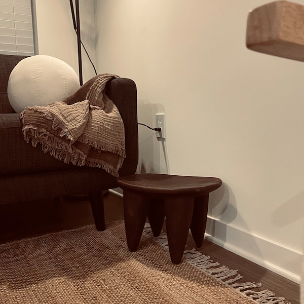 RARE Three Legs Burkina Faso Lobi Stool Antique African Stool African ...