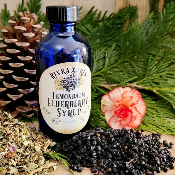 Custom Elderberry and Elderflower Label - Premium Printed Labels With ...