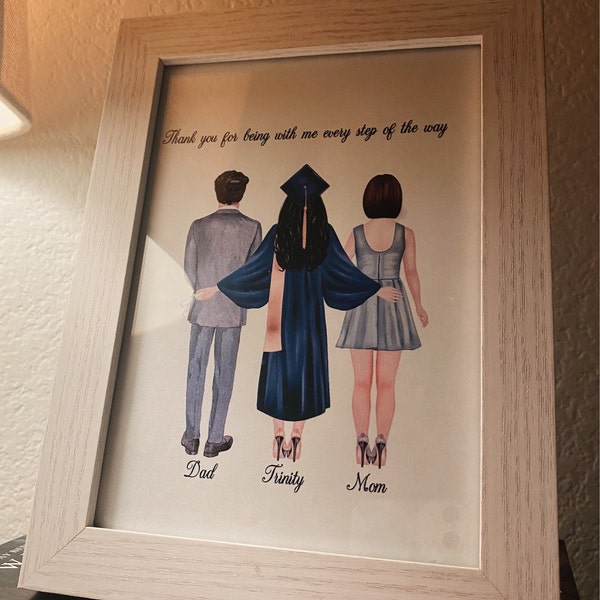 Personalized Family Graduation Gift, Mother Daughter Graduation ...