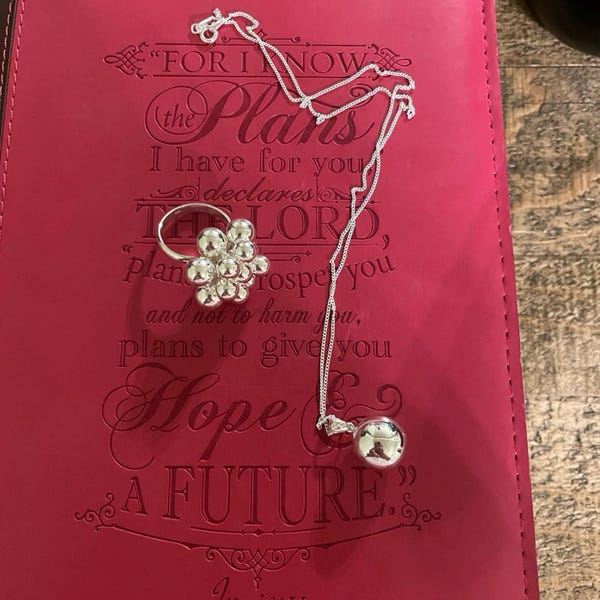 Dangling Balls Sterling Silver Ring A Playful yet Elegant Statement ...