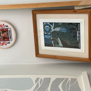 Icarus Greek Mythology Print, Graphic Minimalist Wall Art, the Fall of ...