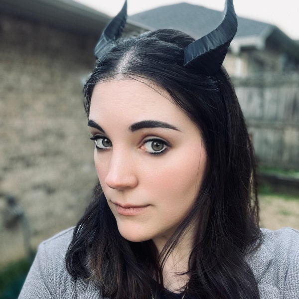 Twist Horns - 3D Printed Demon Fantasy Horns for Roleplay & LARP - Etsy