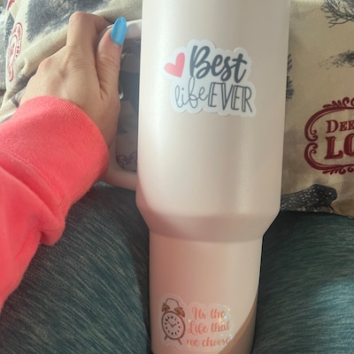 Best Life Ever Set of 6 Waterproof Laminate Vinyl Stickers & Magnets ...