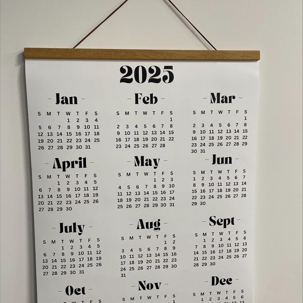 Habit Tracker | Wood Poster Hanger | Interactive Decor | Wall Hanging ...