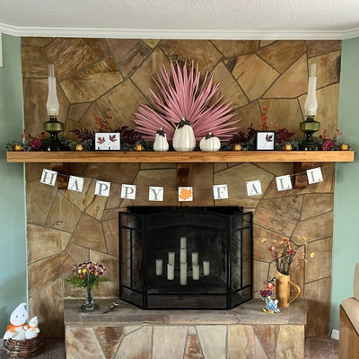 Happy Fall Banner Fall Decor Fall Banner Rustic Fall Sign - Etsy