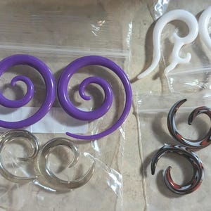 Steel Septum Stretching Kit choose 3 Sizes pincher Taper Horseshoe Nose ...