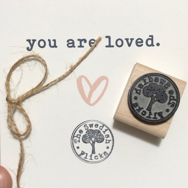Engraved Logo Stamp, Custom Wooden Hand Stamp, Business Packaging - Etsy