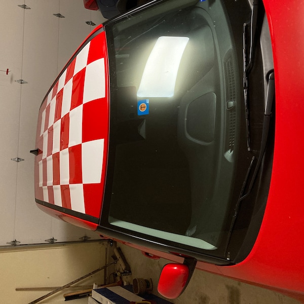 Roof Chequer Graphics to Fit Mini F56 Cooper - Vinyls Decals Stickers ...