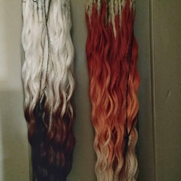 Set Viking of Scrunchies With Dreadlocks for Quick Hairstyles ...