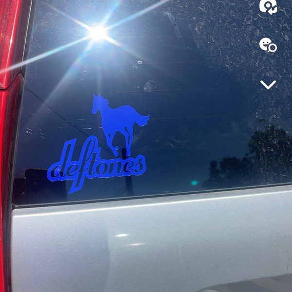 Deftones Vinyl Decal Sticker Rock & Roll Hard Rock Various Colors and ...