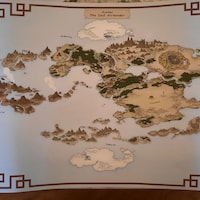 Eorzea Full Color Map From Final Fantasy XIV Online. DIGITAL DOWNLOAD ...