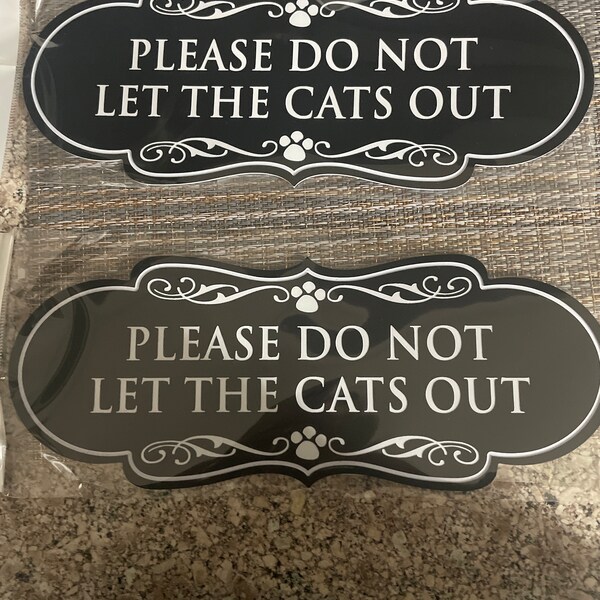 Designer Paws, Please Do Not Let the Dog Out Wall or Door Sign - Etsy