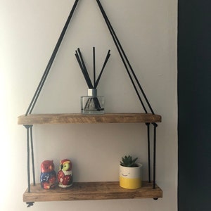 Rustic Rope Shelving | Etsy