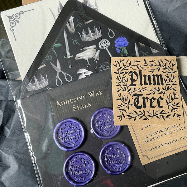 Dark Fairytale Letter Writing Set With Wax Seals | Stationery Set | RPG ...