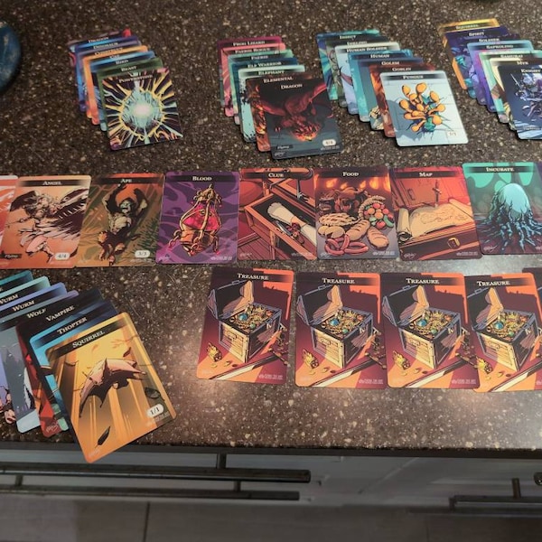 MTG Token Set - 55 Premium Soft-touch Cards From the Evoke the Art ...