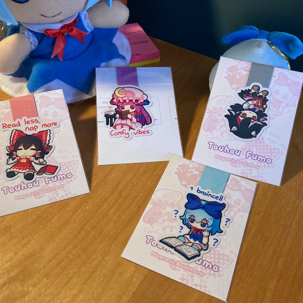 Touhou 8 Imperishable Night Fumo Vinyl Stickers / Fumo Stickers ...