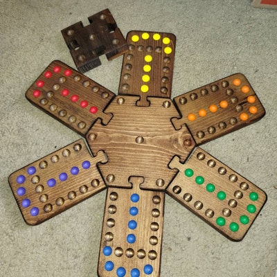 Aggravation Marble Board Game 2 3 4 5 6 Players 17 Inches Across When ...