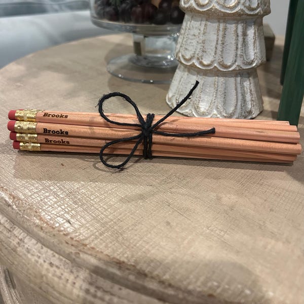 Personalized Laser Engraved Pencils | Back to School | School Supplies ...