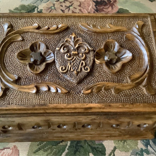 Large Secret 8 Step Jewelry Puzzle Box Personalized. Locking Accessory ...