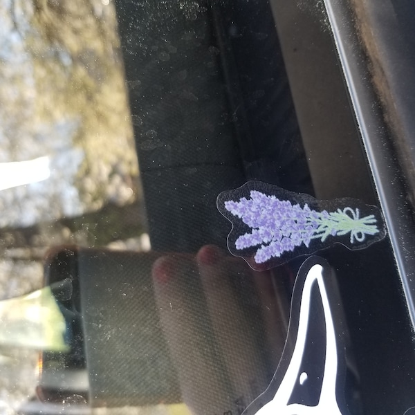 Purple Lavender Sticker, Flower Floral Nature Lilac Violet Laptop Decal ...