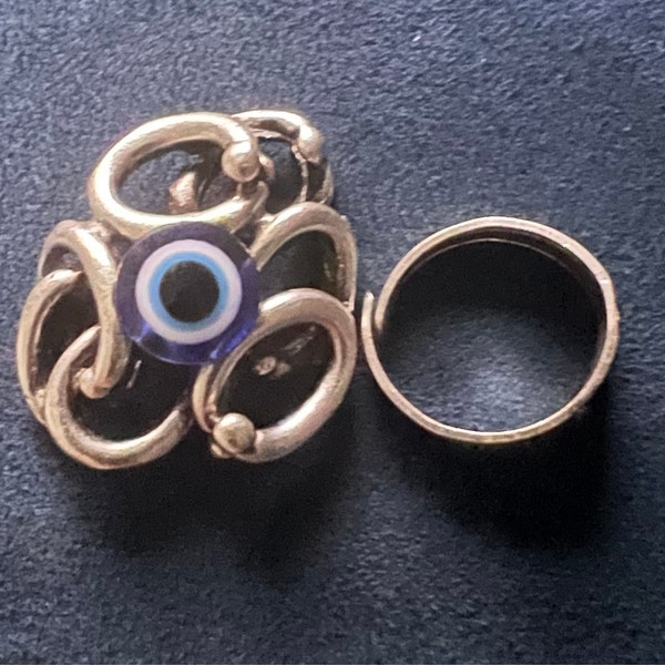 Gold Snake Ring, Adjustable Gold Leaf Ring, Gold Multiband Ring, Gold ...
