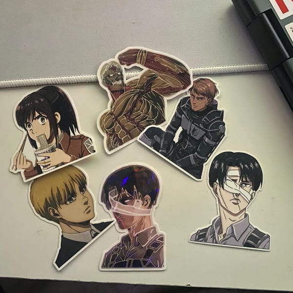 Levi Ackerman | Attack on Titan Sticker | Available in Gloss or ...