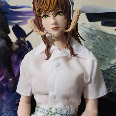 Handmade Head for FFXIV OC Character, With Figma Joint Moveable 11inch ...