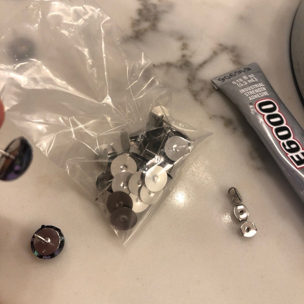 25 Cover Buttons 5/8 Inch Size 24 Wire Backs/loop Backs Covered Buttons ...