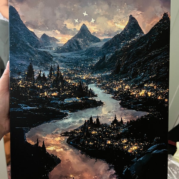 Night Court Velaris Print, ACOTAR Landscape (digital Download) - Etsy