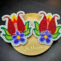 Floral#1 Beading Template (digital Download) - Etsy Canada