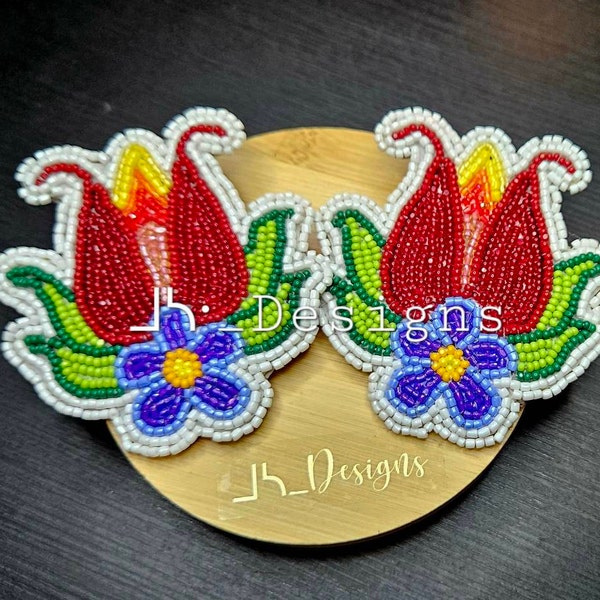 Floral#2 Beading Template - Etsy Canada