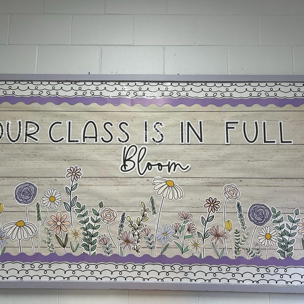 Bookshelf Bulletin Board Kit | Classroom Library Decor - Etsy