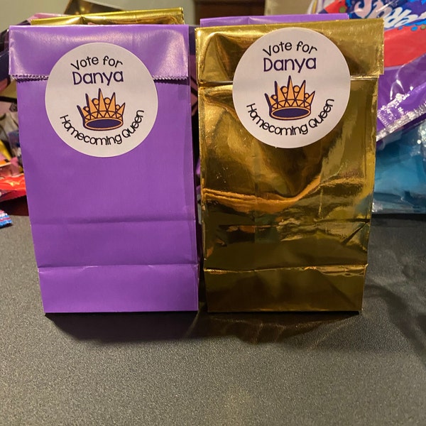 Personalized Labels Class Election/student Council/election Stickers - Etsy