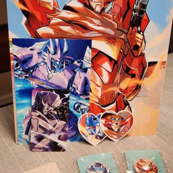 Soundwave & Laserbeak Transformers Skybound Print - Etsy