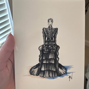 Guts Tour Art Print, Rock Chick Inspired Fashion Illustration Print - Etsy