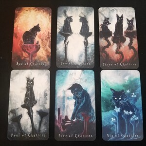 The Haunted Cat Tarot Deck 78 Card Tarot Deck Featuring Original ...