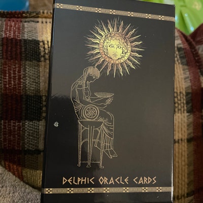 Delphic Oracle Cards Temple of Apollo Delphi Pythia - Etsy