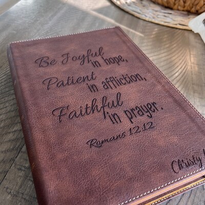 Personalized Engraved Bible NASB Bible Custom Bible - Etsy