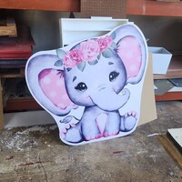 Purple Girl Elephant Clip Art Watercolor Very Cute Little - Etsy Canada
