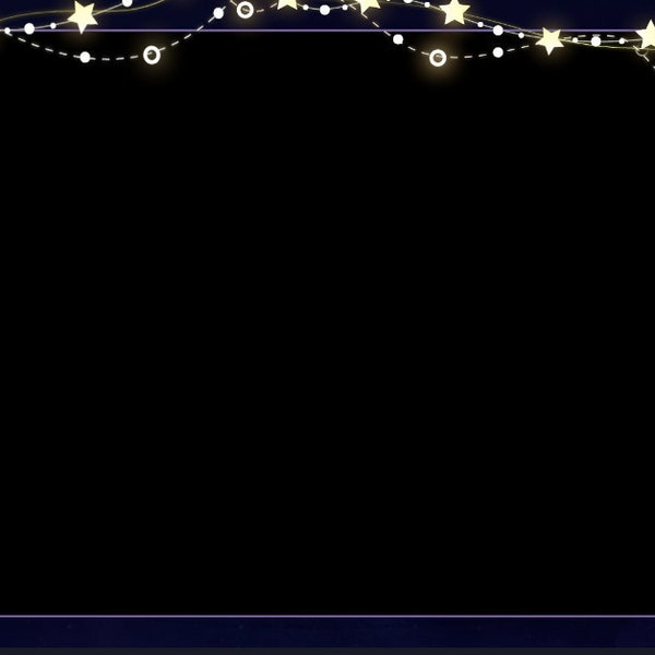 Magic Star Light Chains Animated Stream Decorations, Celestial Lights ...