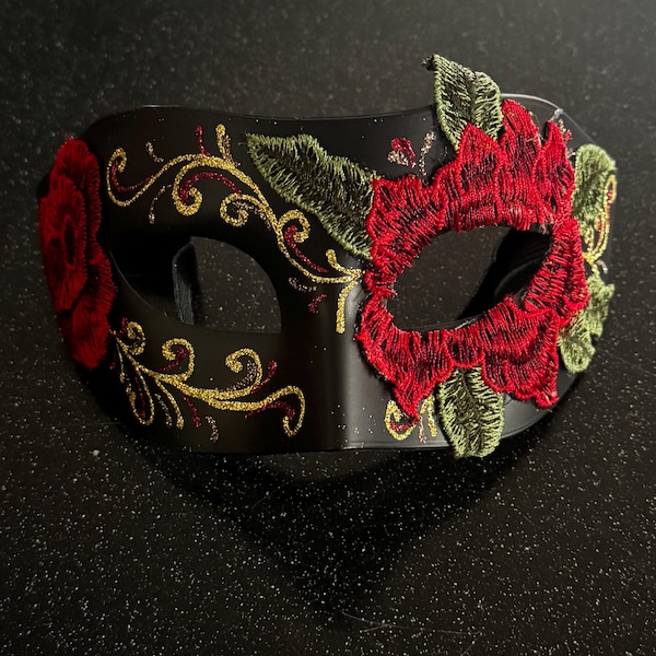 Black Lace Mask Women, Lace Masquerade Mask Women in More Colors, Mardi ...