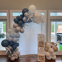 First Rodeo THICK Balloon Garland Kit With Dark Brown Tan White With ...