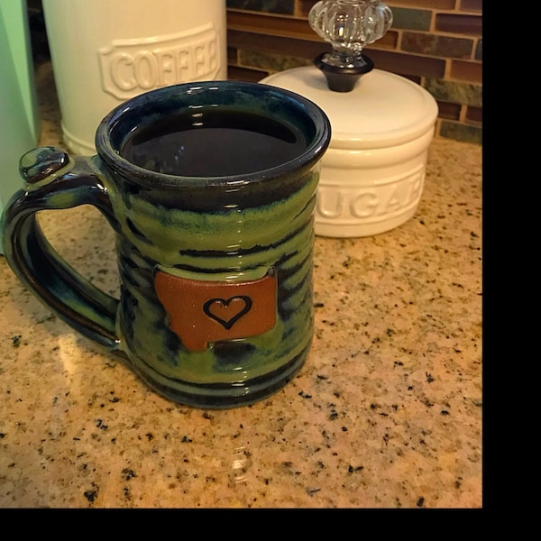 Stoneware Pottery Mug, Handmade Ceramic Cup, Coffee Mug, Tea Mug ...