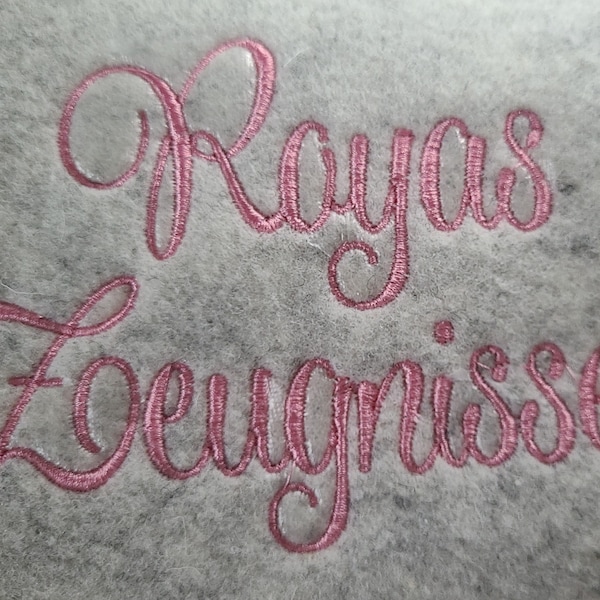 Emma Script Machine Embroidery Font Monogram Alphabet - 3 Sizes - BX ...