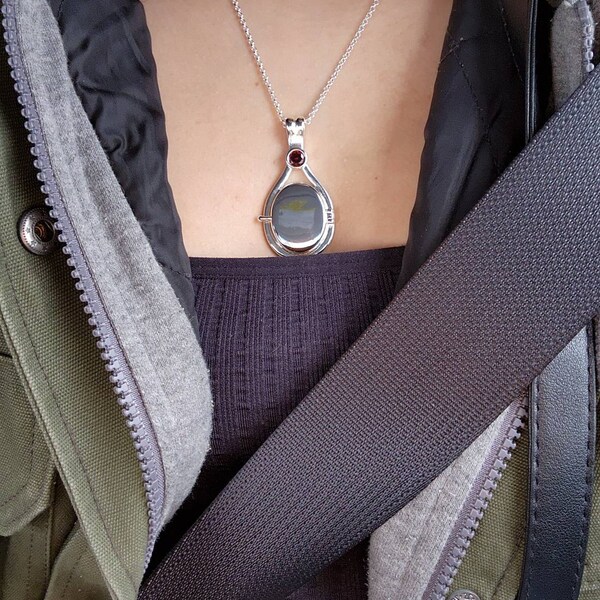 Real H2O Locket Just Add Water Photo Picture Oval Round Locket Engraved ...