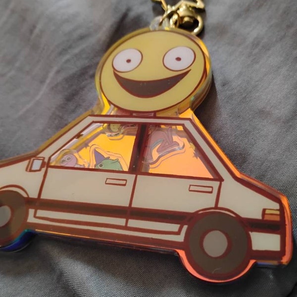 Smiling Friends Bliblies Infestation Charlie + Zoey Acrylic Charm - Etsy