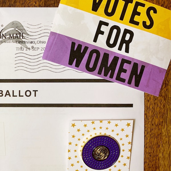 19th Amendment Centennial Pin -- Women's Suffrage Pin -- United States ...