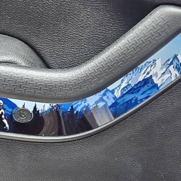 Custom Jeep Wrangler JK JKU Interior Door Grab Handle Trim - Etsy