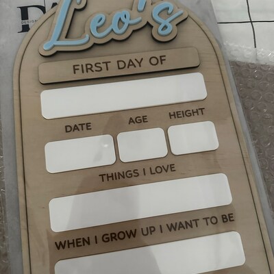 Wooden Birth Plaque New Baby Birth Announcement Baby Name Plaque Baby ...