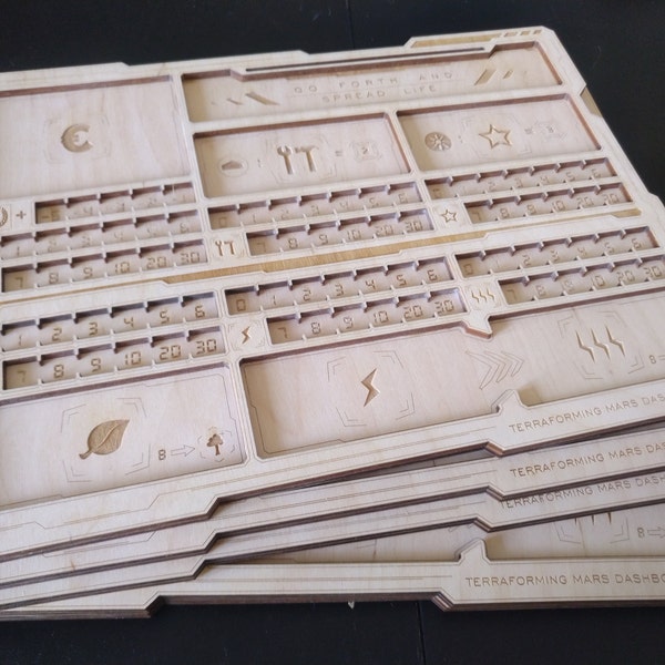 Terraforming Mars Player Tray Dashboard Deluxe Edition - Etsy